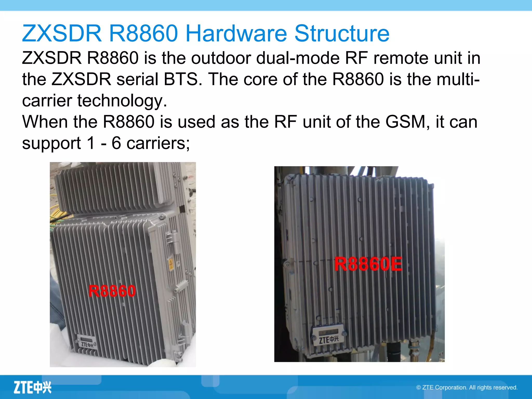 ZXSDR Trainning | PPT