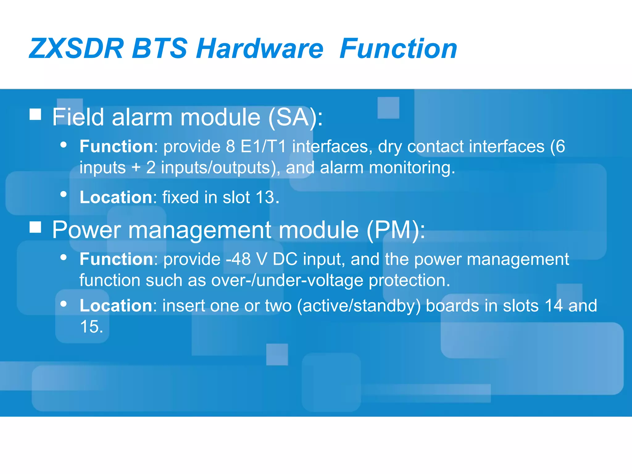 ZXSDR Trainning | PPT