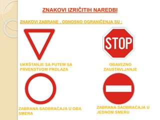 Saobracajna signalizacija | PPTX