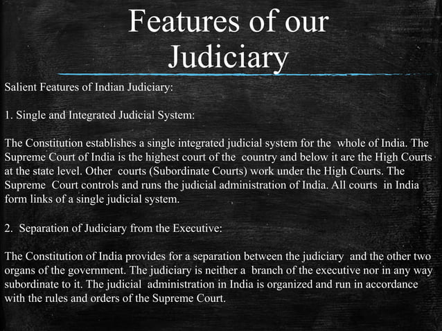 The Indian Judiciary | PPTX