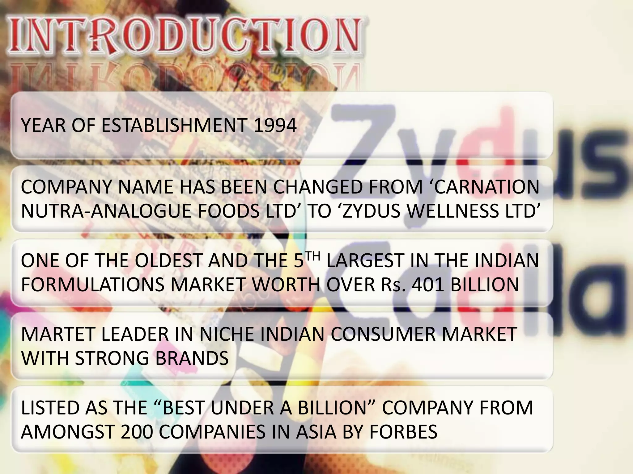 Zydus final ppt | PPTX