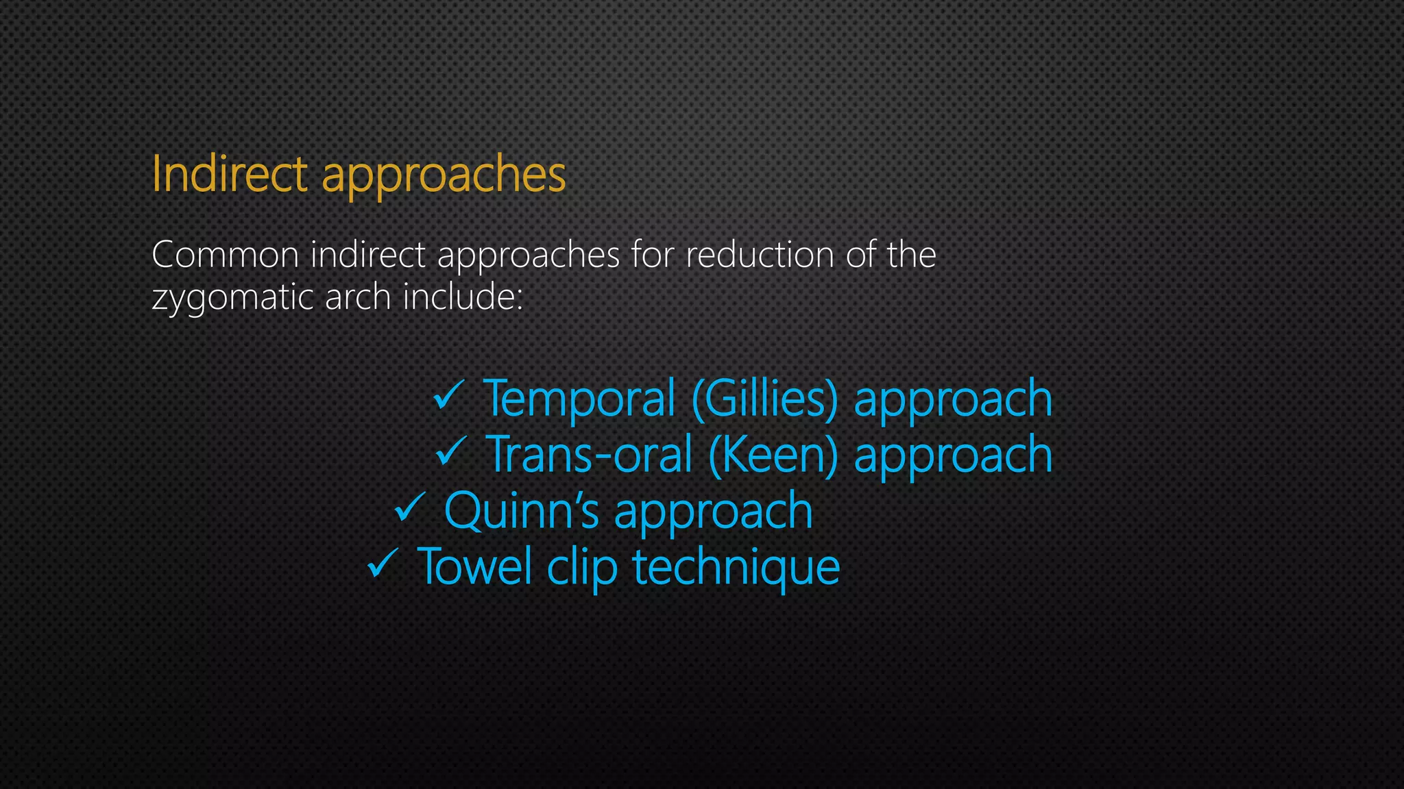 Zygomatic arch fracture | PPTX