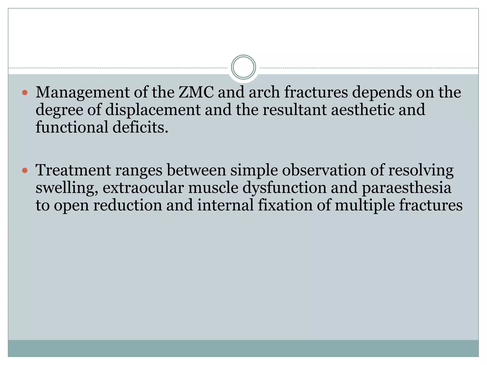 Zygomatic Complex Fracture- ZMC | PPTX