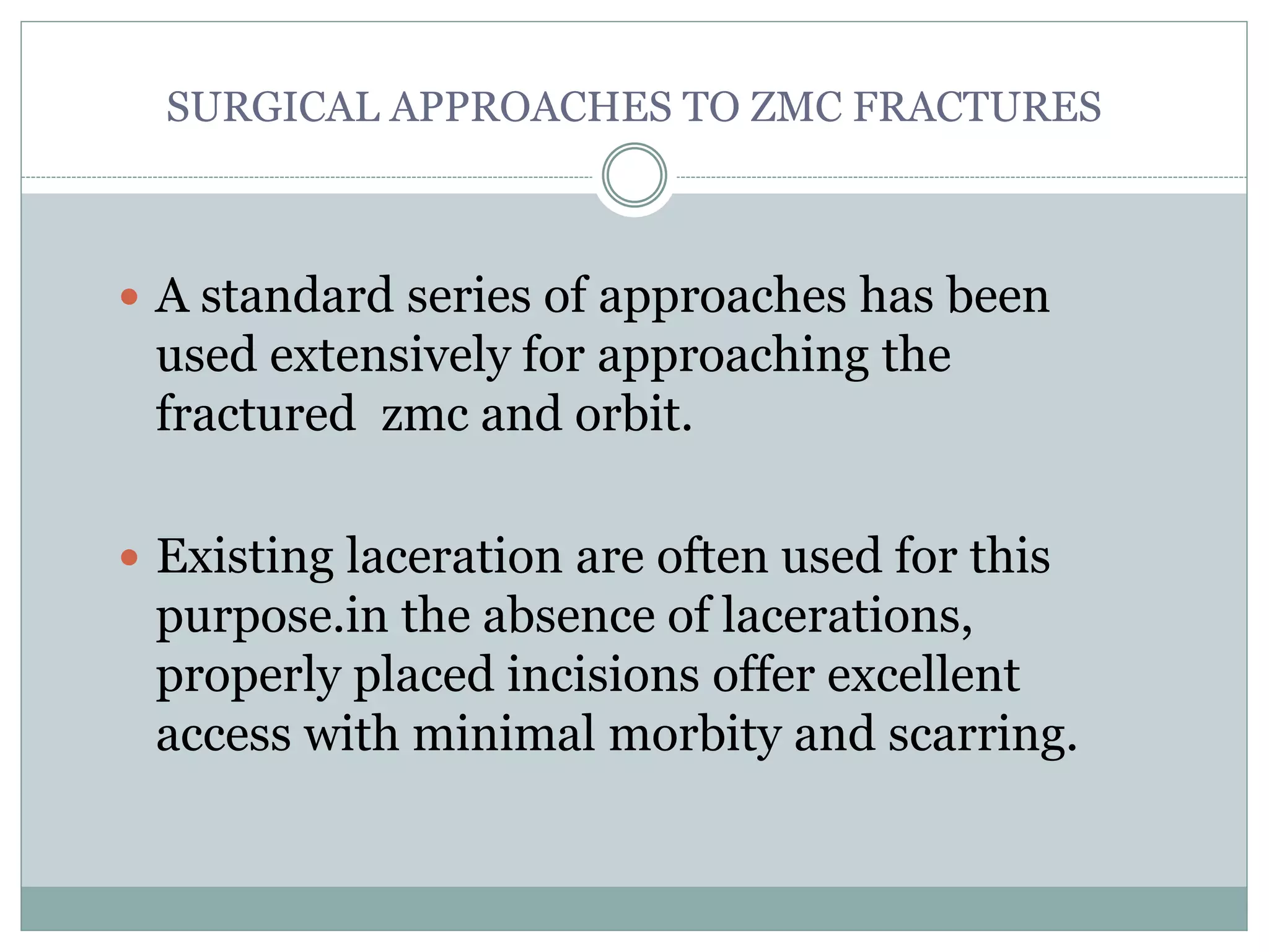Zygomatic Complex Fracture- ZMC | PPTX