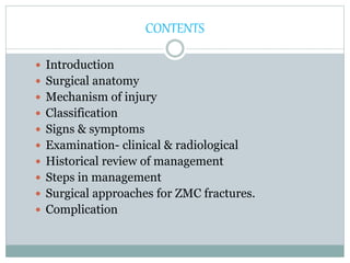 Zygomatic Complex Fracture- ZMC | PPTX