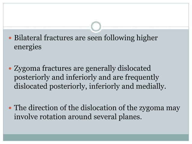 Zygomatic Complex Fracture- ZMC | PPTX | Death, Injury, or Military ...