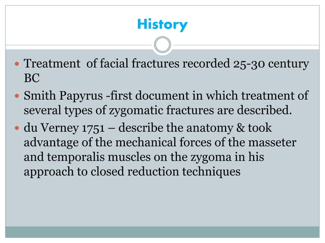 Zygomatic Complex Fracture- ZMC | PPTX | Death, Injury, or Military ...