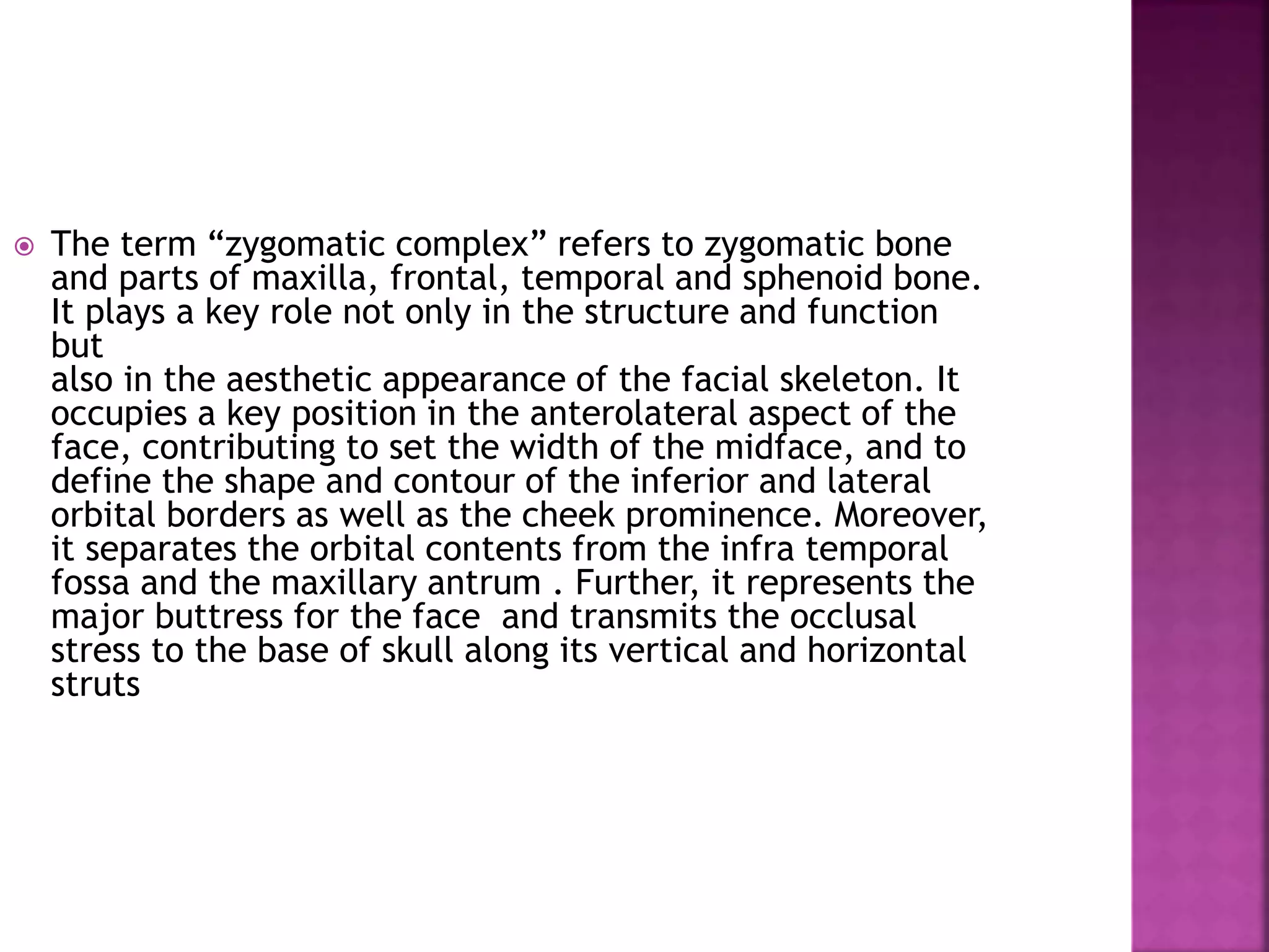 Zygomatic complex fracture | PPTX