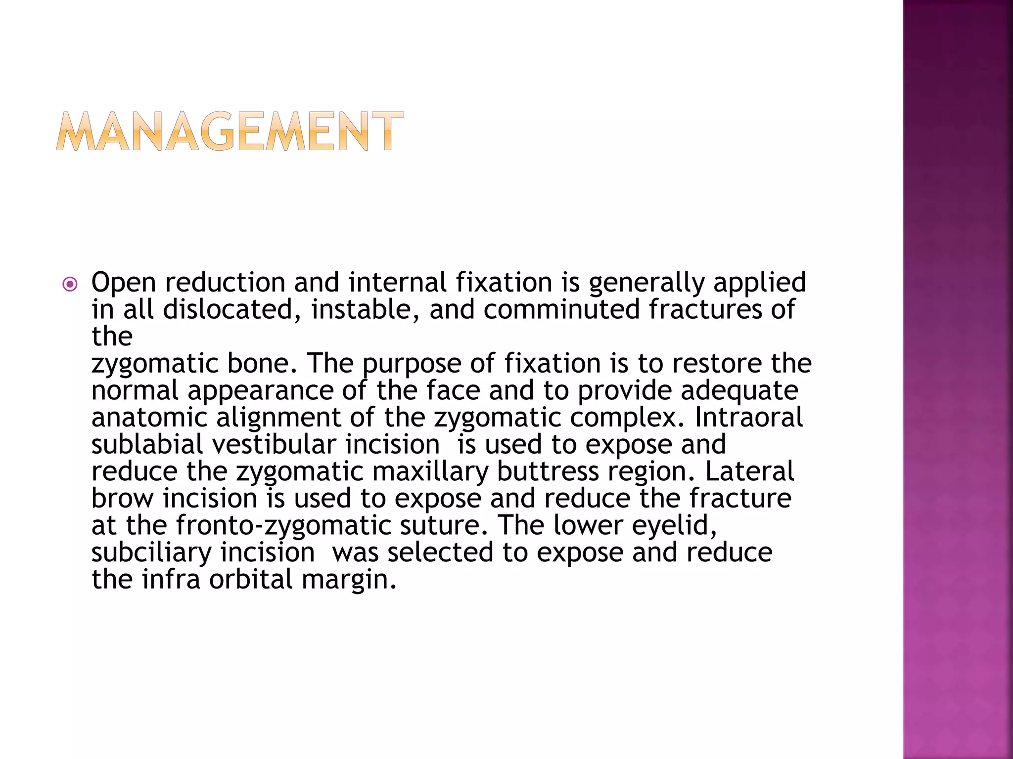 Zygomatic complex fracture | PPTX