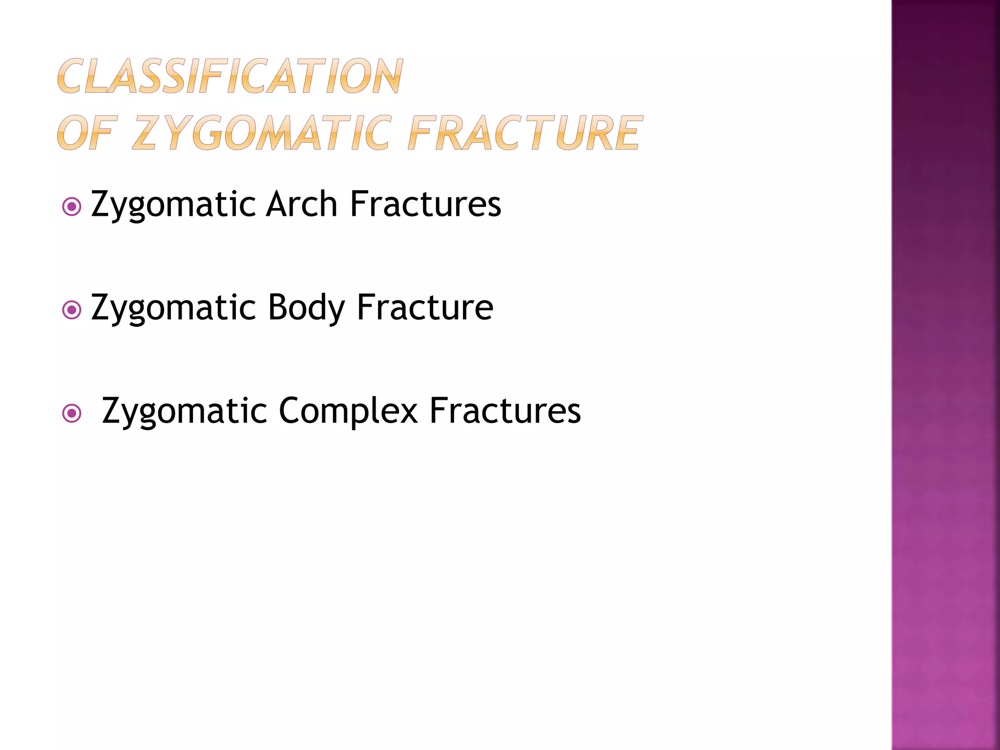 Zygomatic complex fracture | PPTX