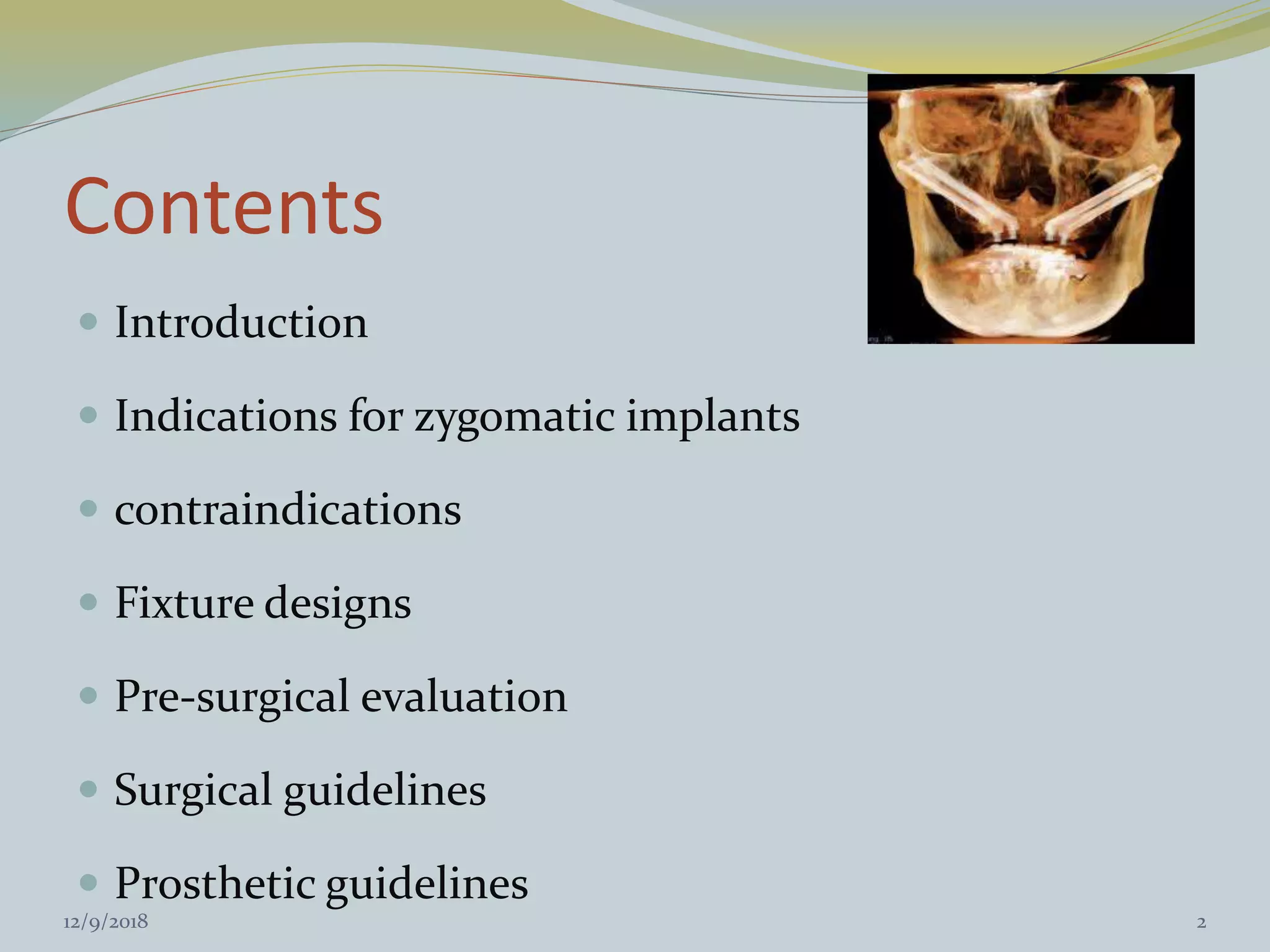 Zygomatic implants | PPTX