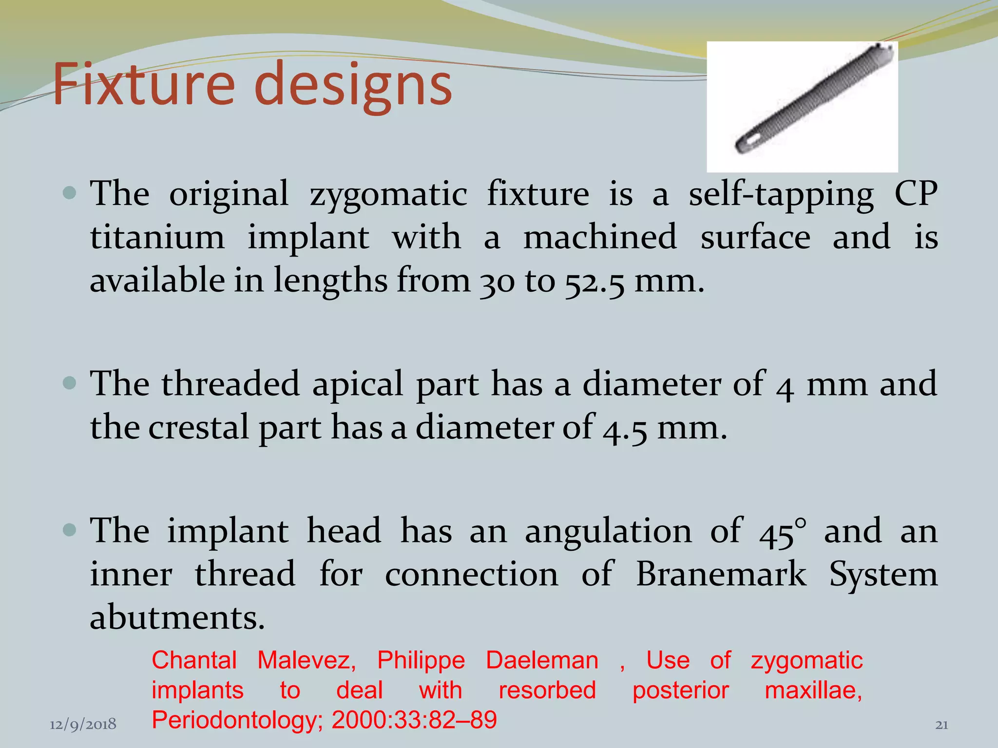 Zygomatic implants | PPTX
