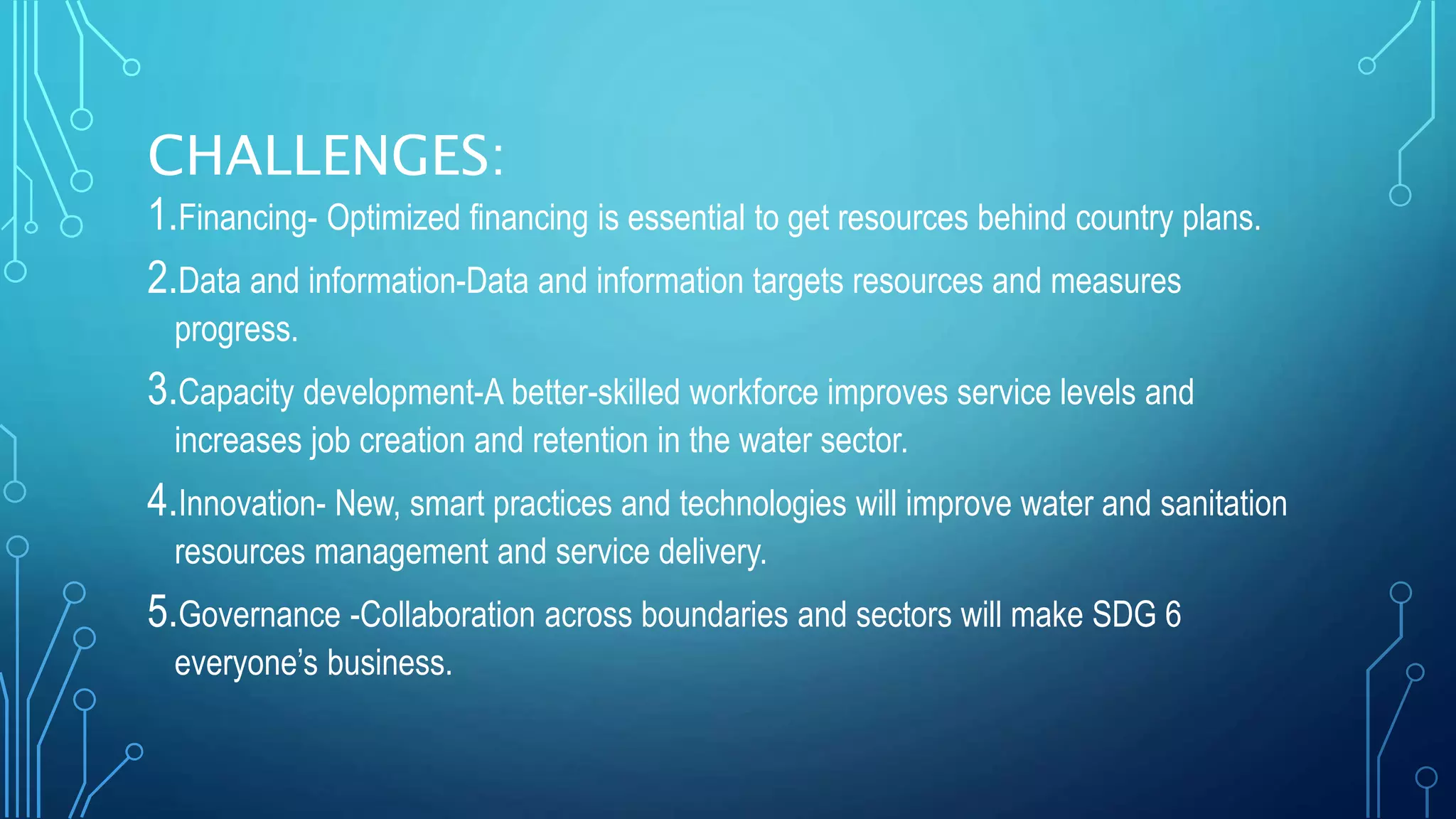 Sustainable Developmental Goal no.6 | PPTX