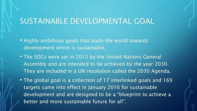 Sustainable Developmental Goal no.6 | PPTX