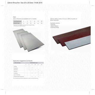 Century Zykron application | PDF