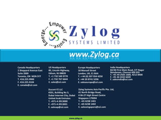 Zylog Systems (Canada) Ltd | PPT