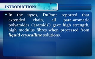Zylon Fibers | PPTX