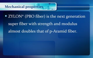 Zylon Fibers | PPT