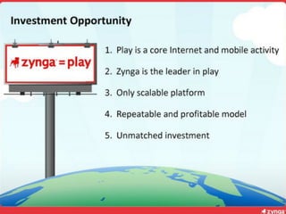 Zynga IPO road show presentation | PDF