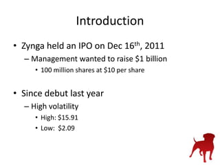 Zynga ppt -wei | PPTX | Business Accounting & Finance | Business