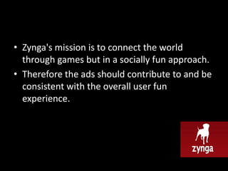 Connecting the world through games- Zynga | PPT