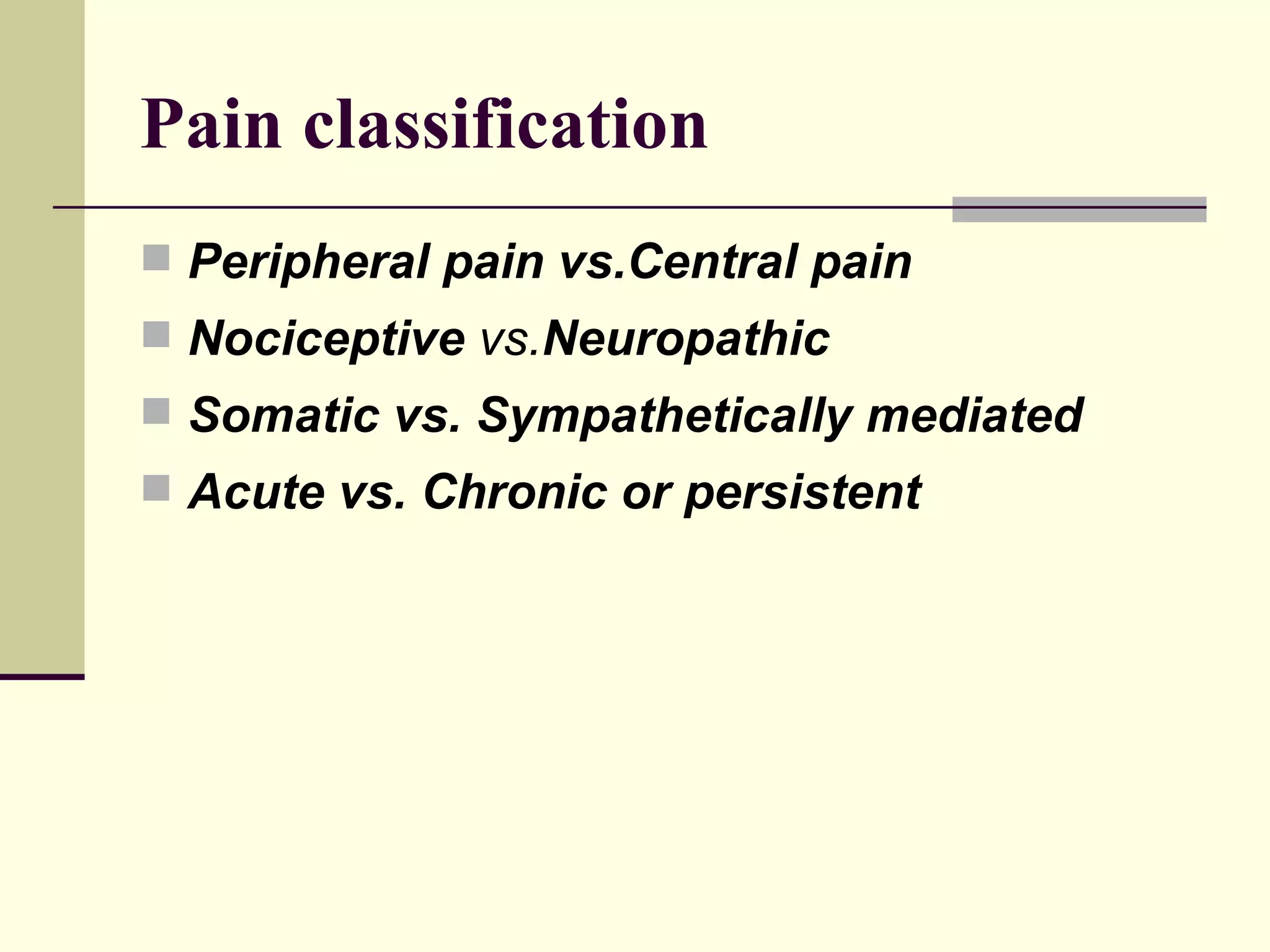 Pain Management | PPT