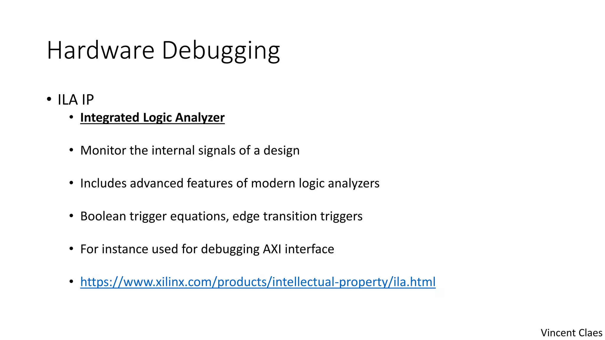 Debugging Xilinx Zynq Project Using Ila Integrated Logic Analyzer Ip