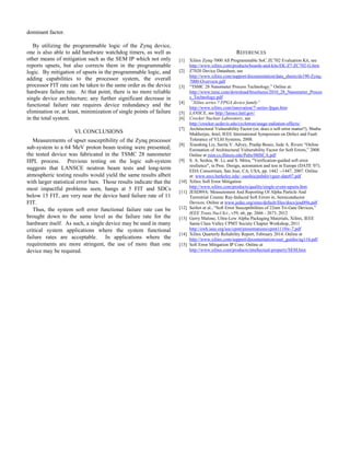 Soft Error Study of ARM SoC at 28 Nanometers | PDF