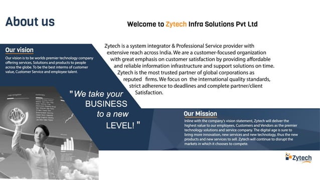 Zytech corporate Presentation | PDF