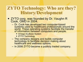 Zyto course project final | PPT