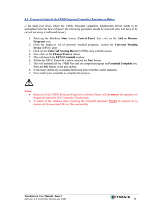 Zytronic projected capacitive_x-y_controller_touchscreen_user_manual ...