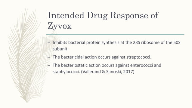 Zyvox power point | PPTX | Infectious Diseases | Diseases and Conditions