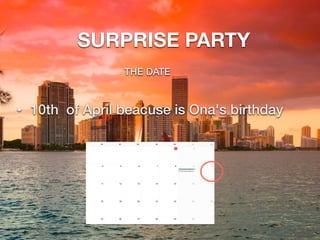 Surprise Party | PPT