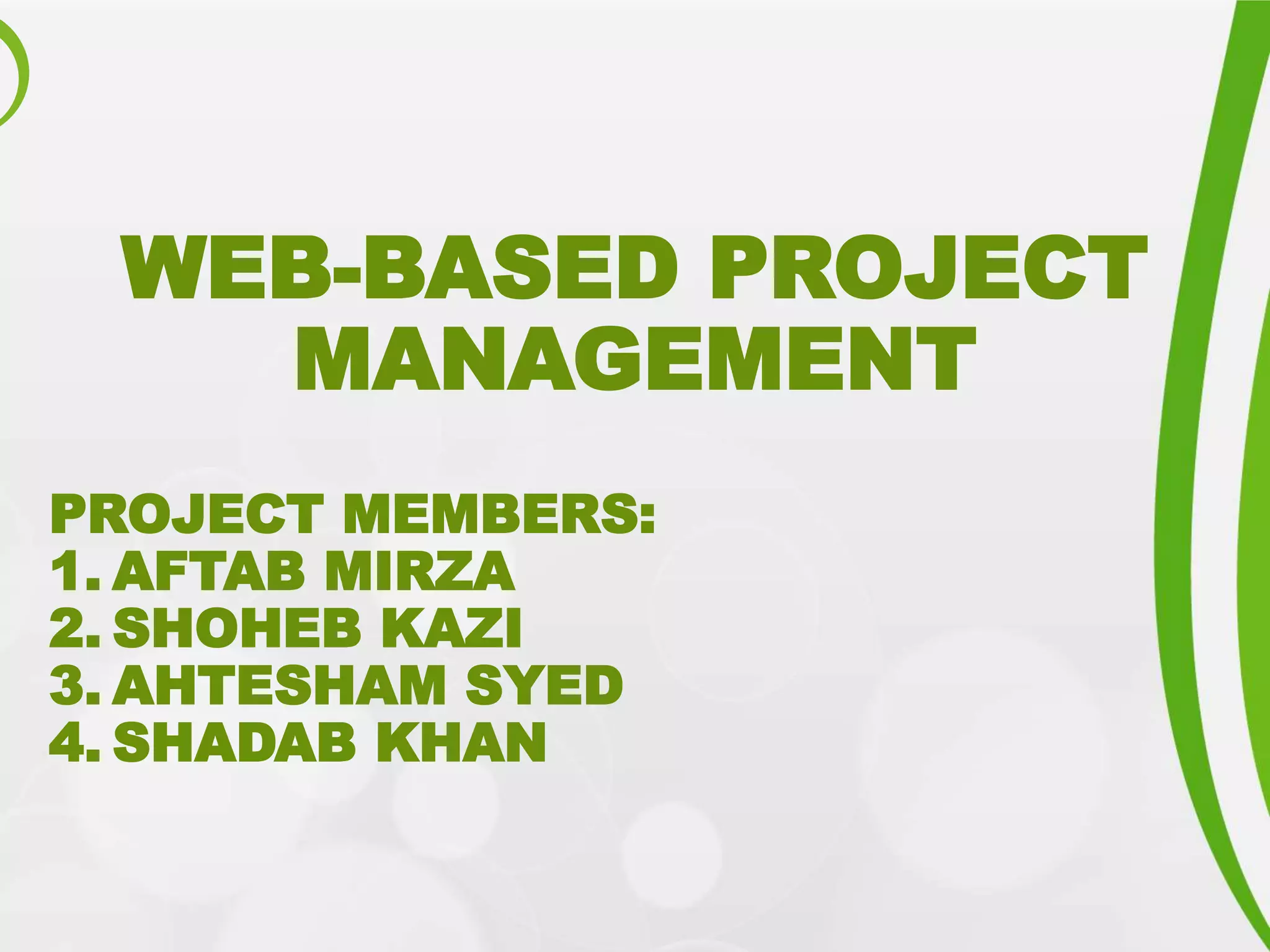 Project Management System | PPT