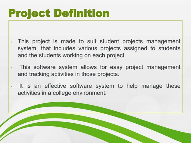 Project Management System | PPT