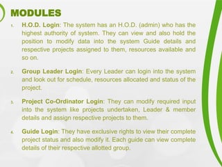 Project Management System | PPT