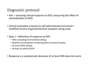 Non celiac gluten sensitivity | PPTX