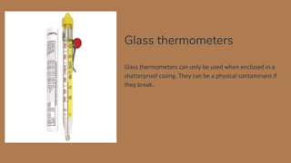 General thermometer guidelines for food safety | PPTX