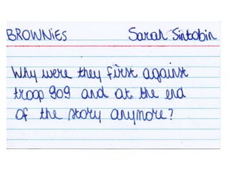 ZZ Packer - Brownies - questions | PPT