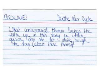 ZZ Packer - Brownies - questions | PPT