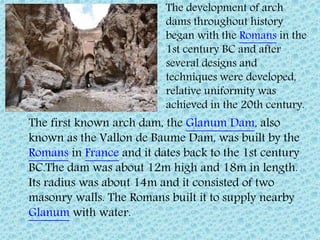 Arch dam | PPTX