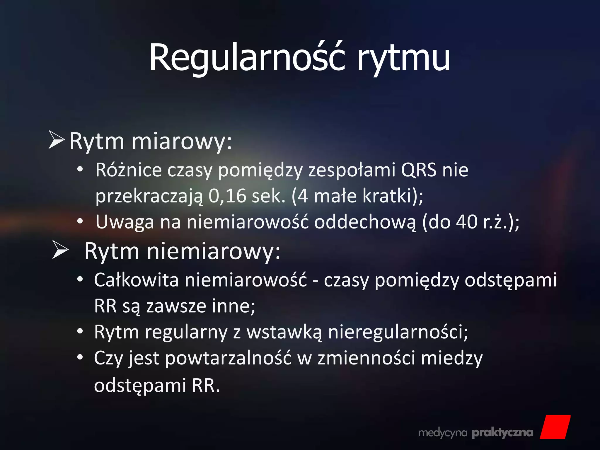 Podstawy oceny EKG | PPTX