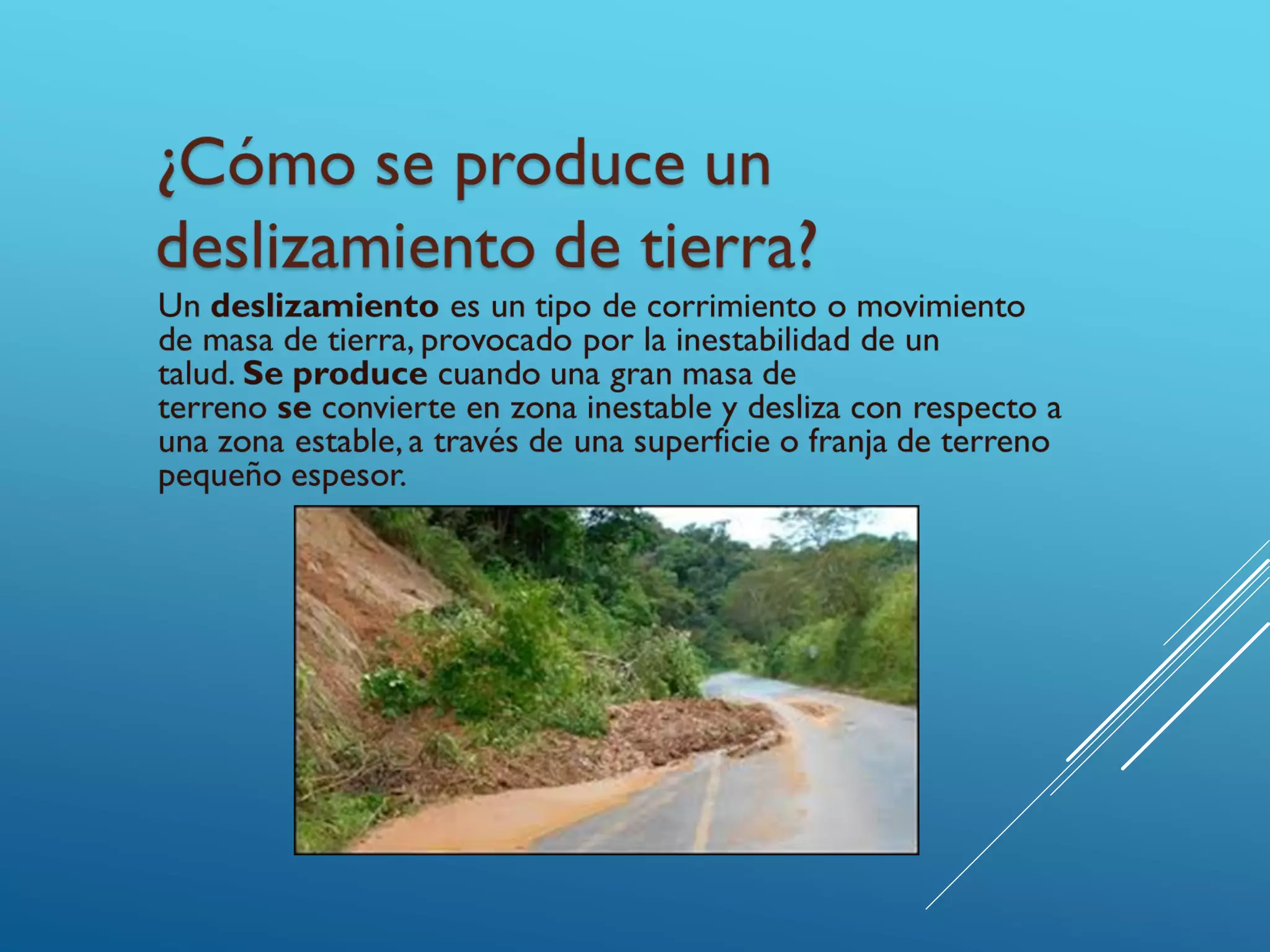 Las lluvias y los deslaves | PPT