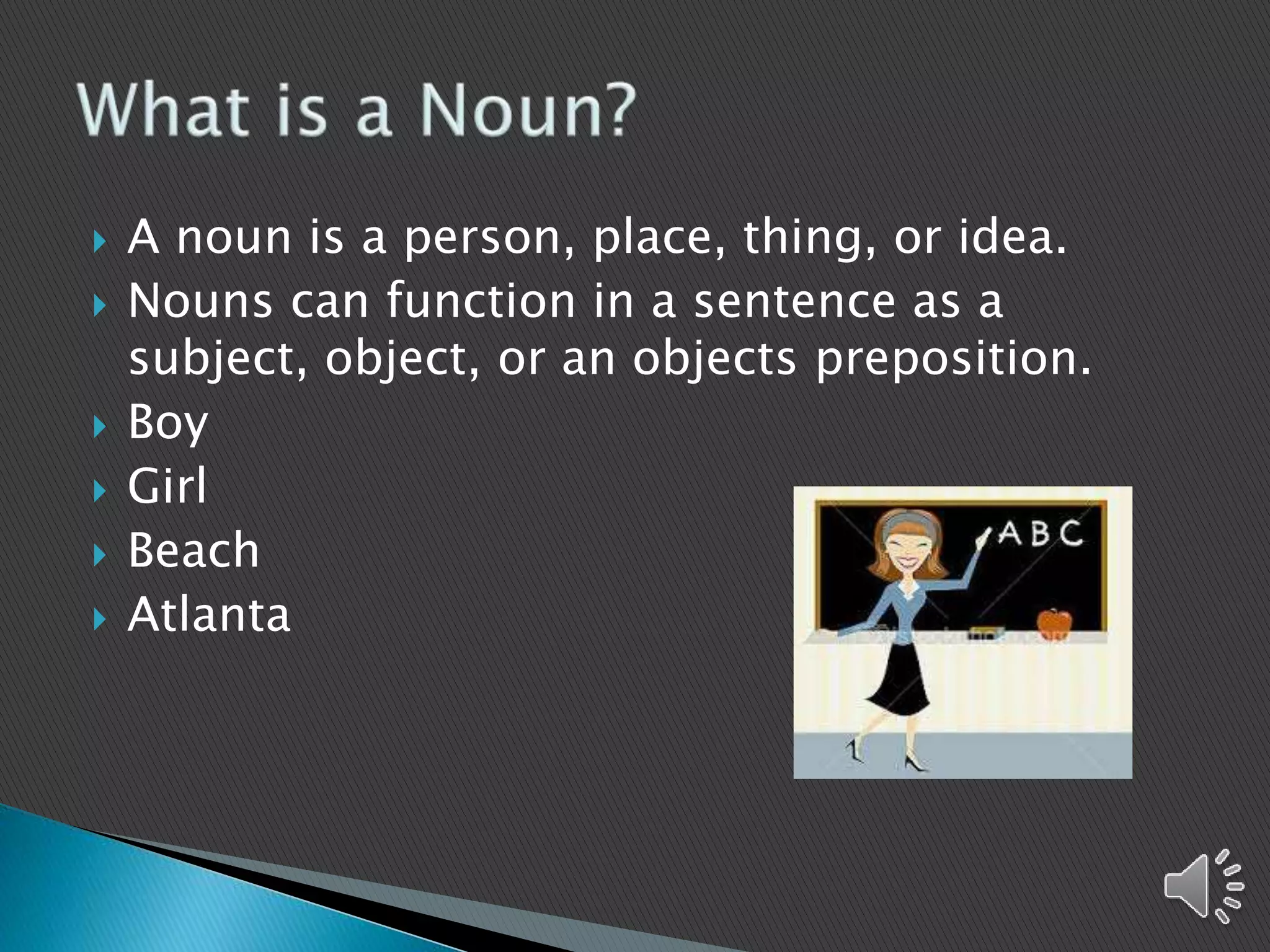 Nouns, pronouns and adjectives | PPT