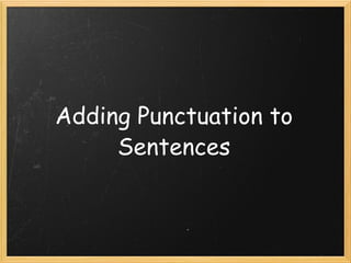 Punctuation | PPT