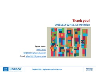World Higher Education Conference | PDF